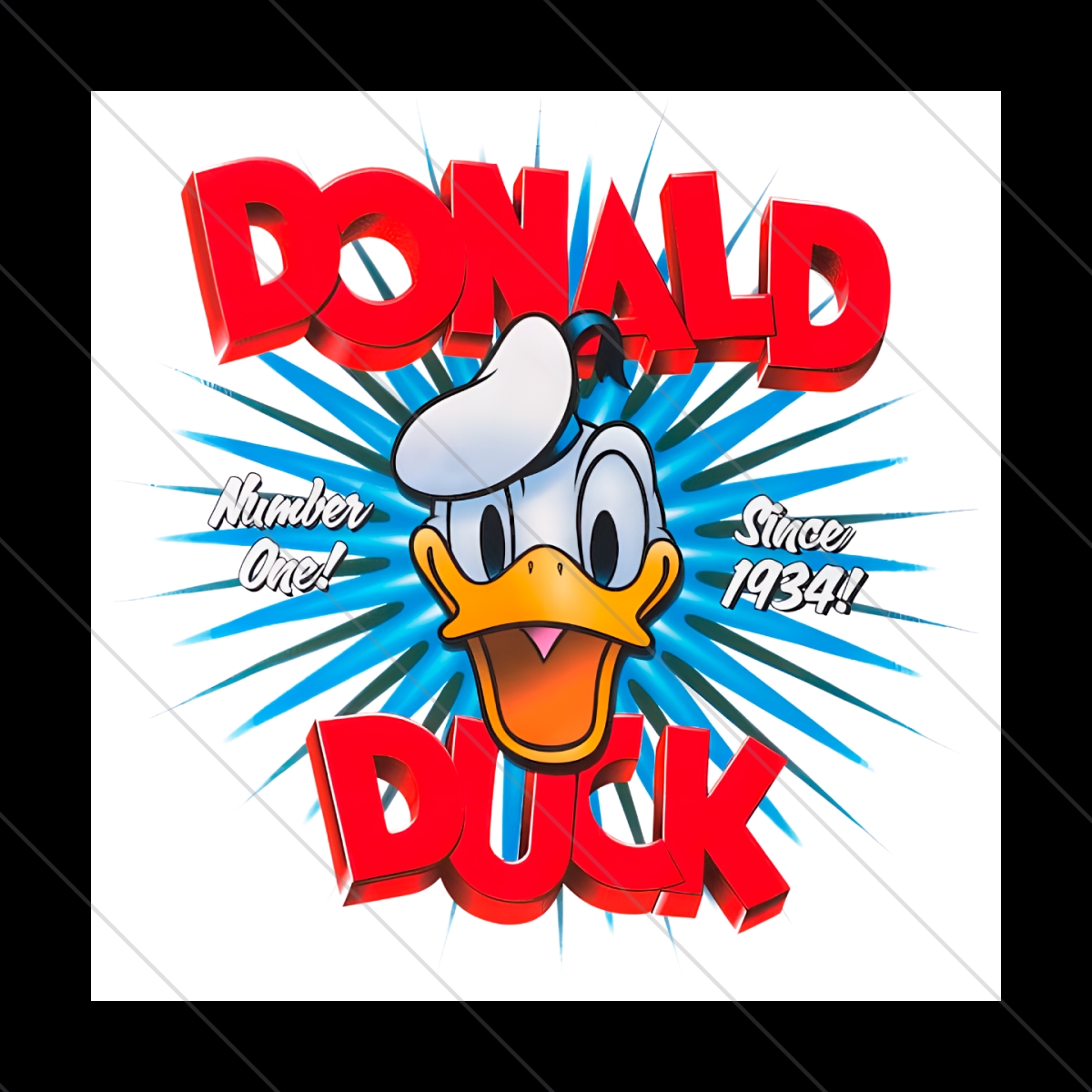 Donald Duck Number One Since 1934 90th Birthday PNG File Dig | Inspire ...