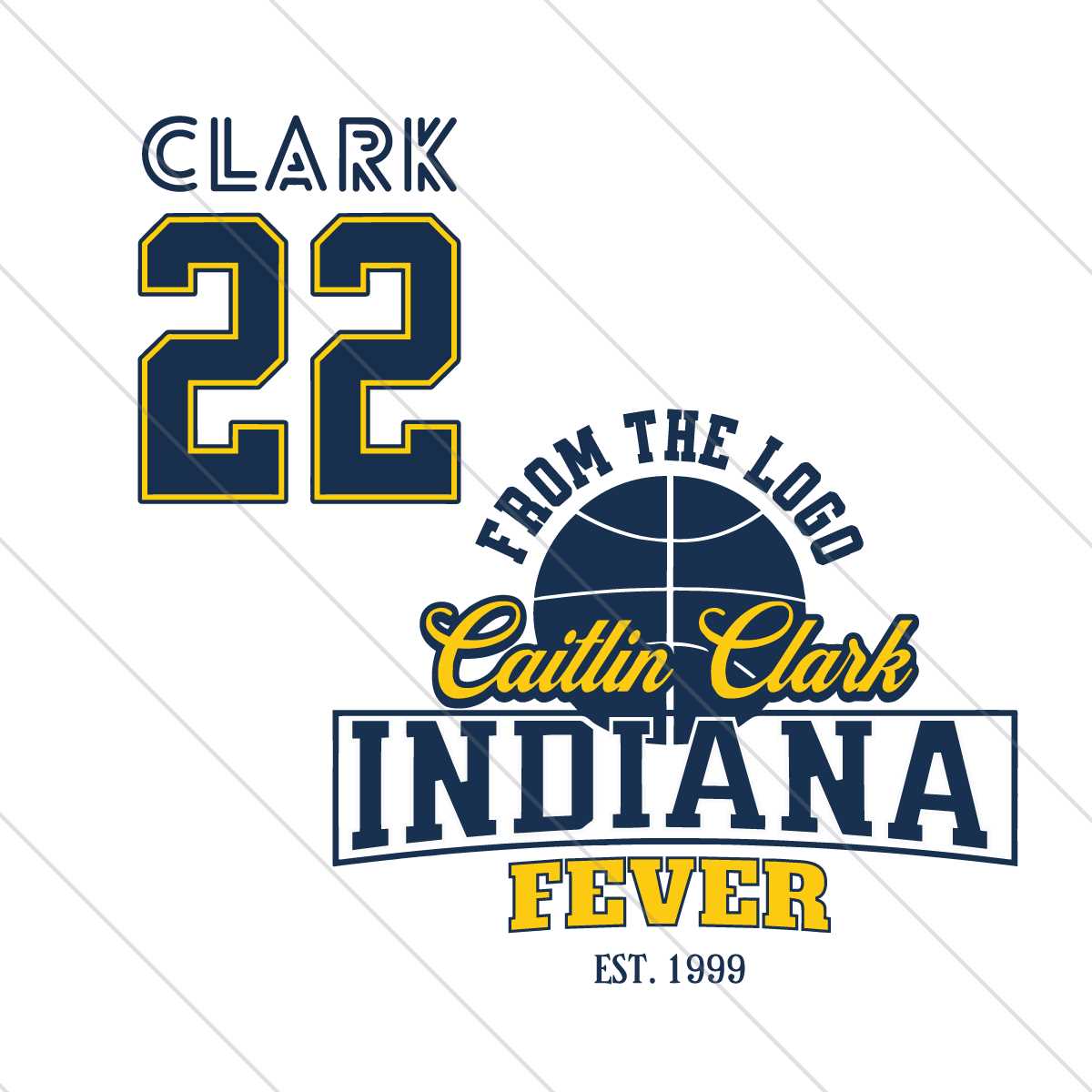 From The Logo Caitlin Clark Indiana Fever SVG File Digital | Inspire Uplift