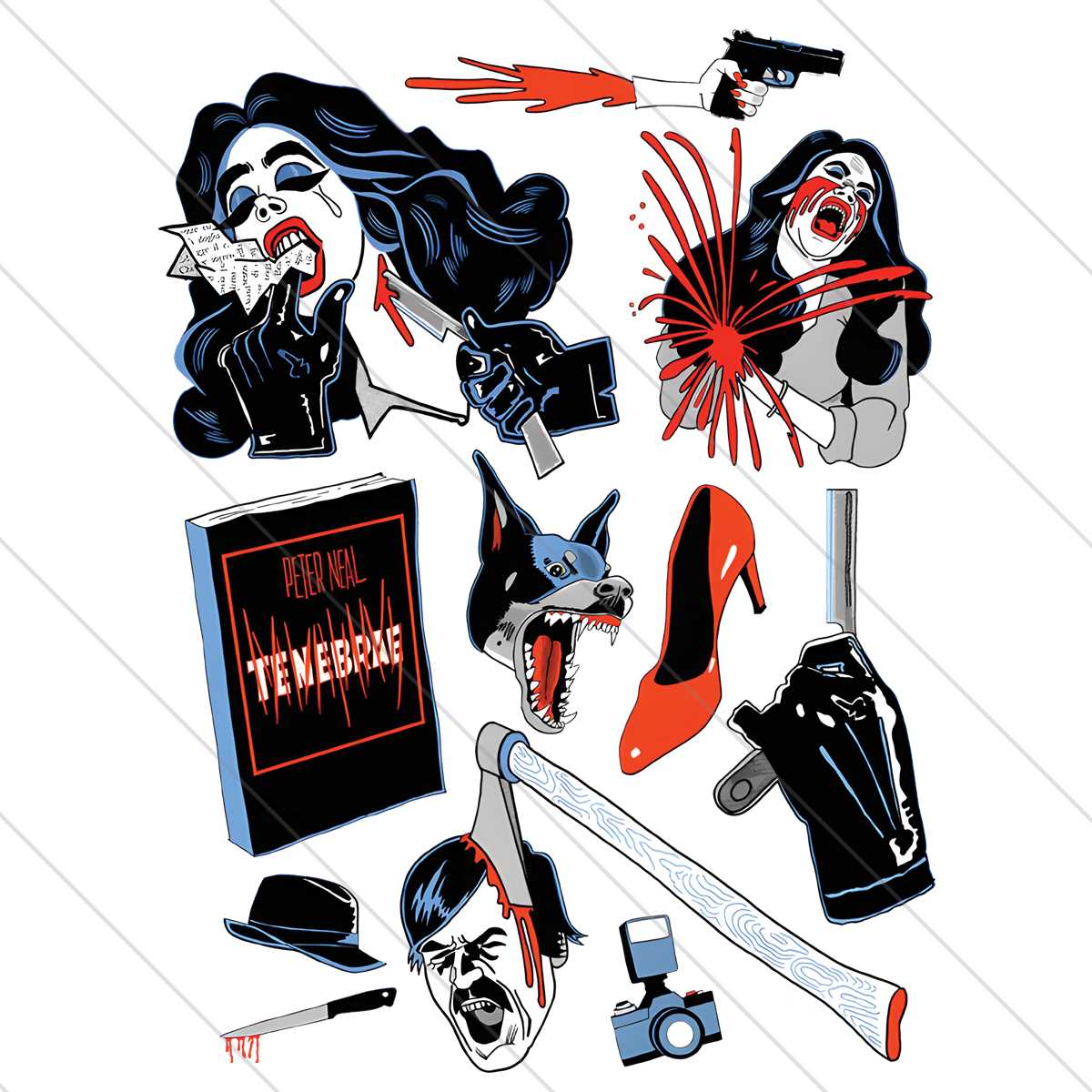 Evil Dead 2 Deadite Swarm PNG File Digital | Inspire Uplift