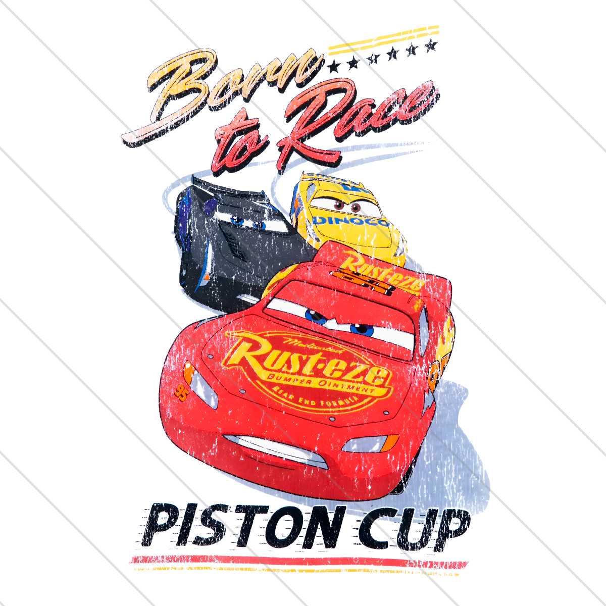 Disney Cars Born to Race Piston Cup PNG File Digitall | Inspire Uplift