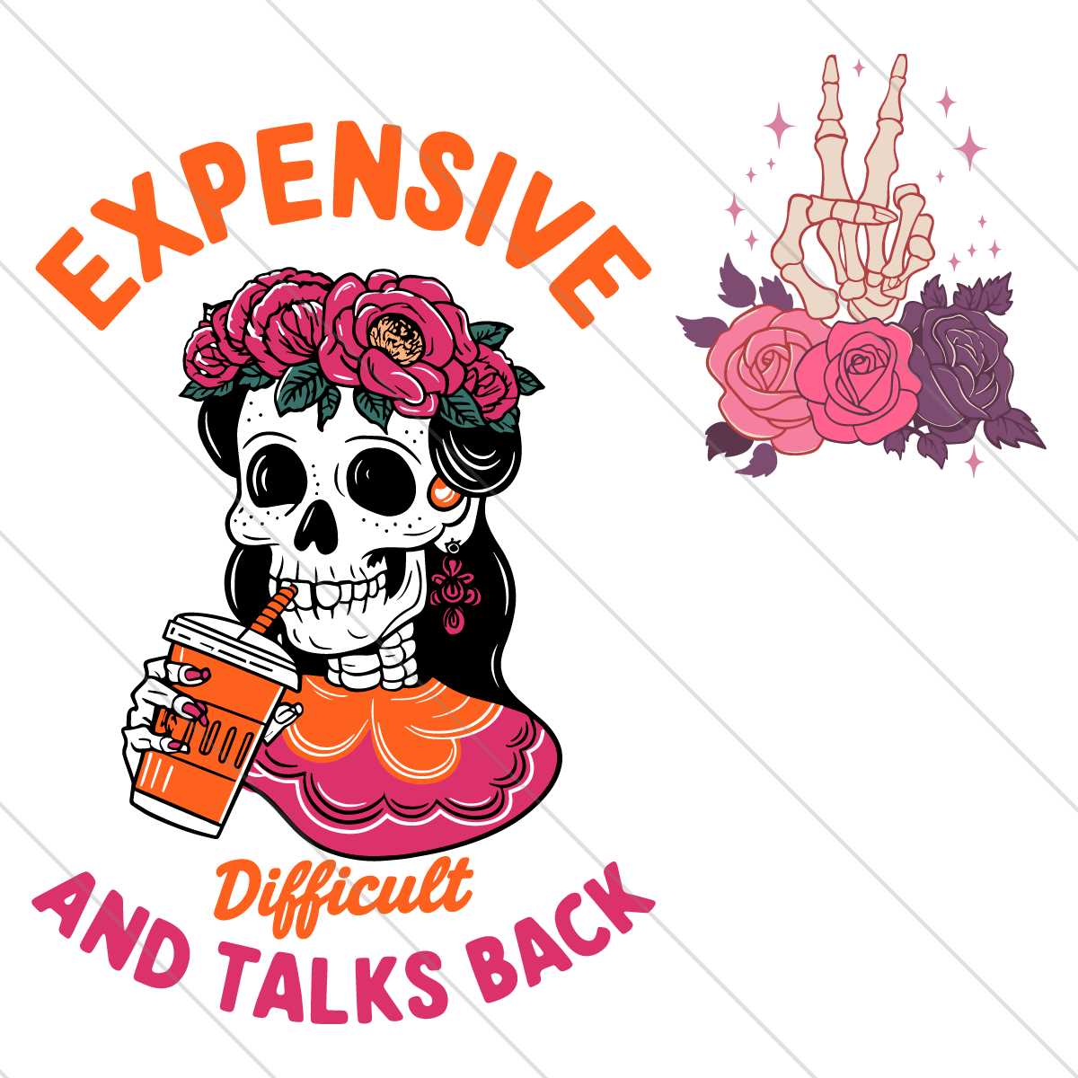 Funny Meme Expensive Difficult And Talks Back SVG File Digit | Inspire ...