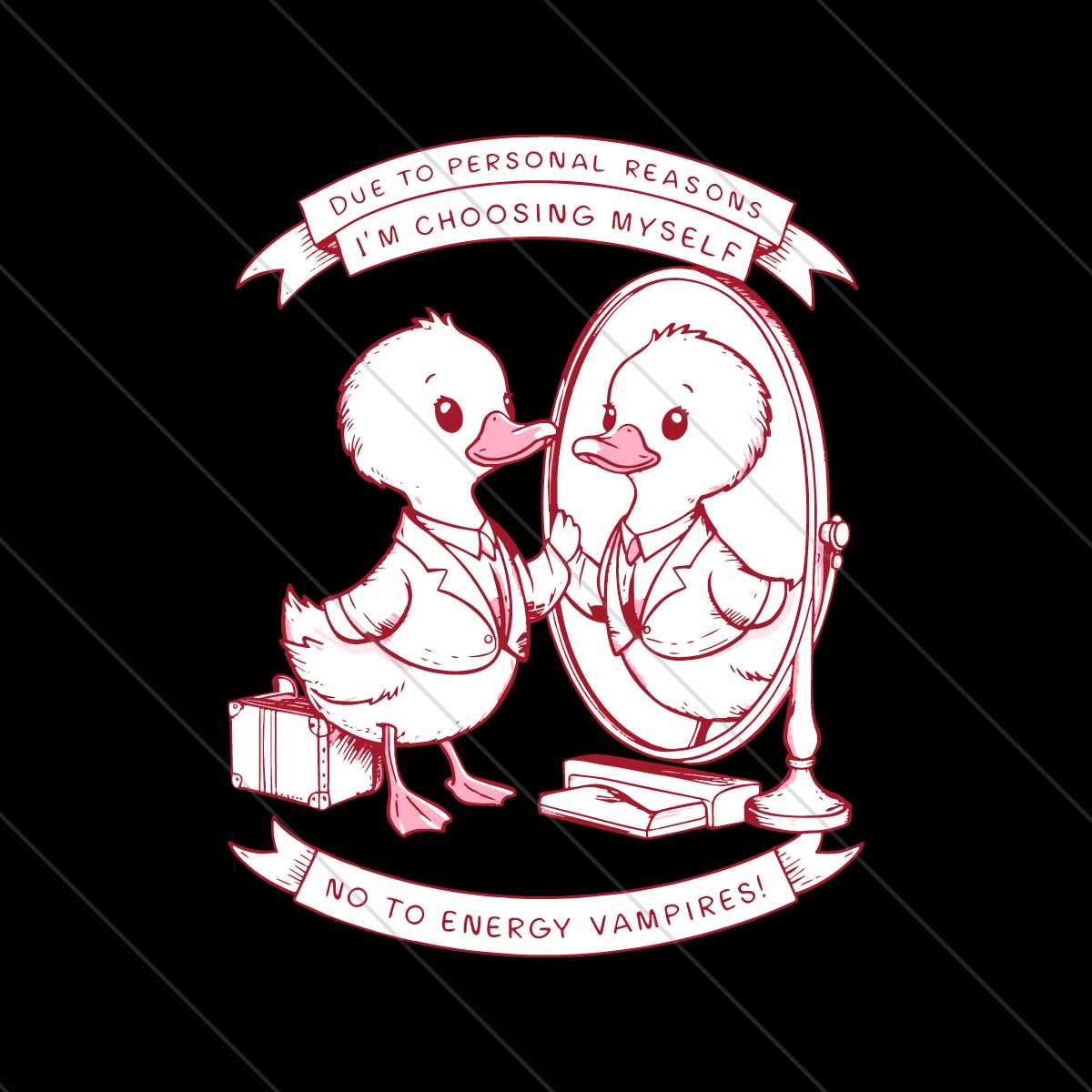 Funny Meme Due To Personal Reasons Im Choosing Myself SVG Fi | Inspire ...