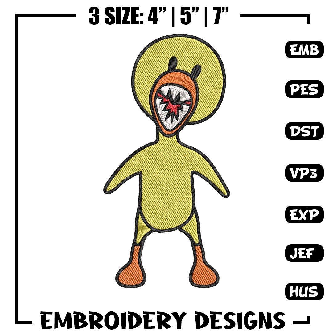 Yellow Rainbow Embroidery Design, Rainbow Friends Embroidery | Inspire ...