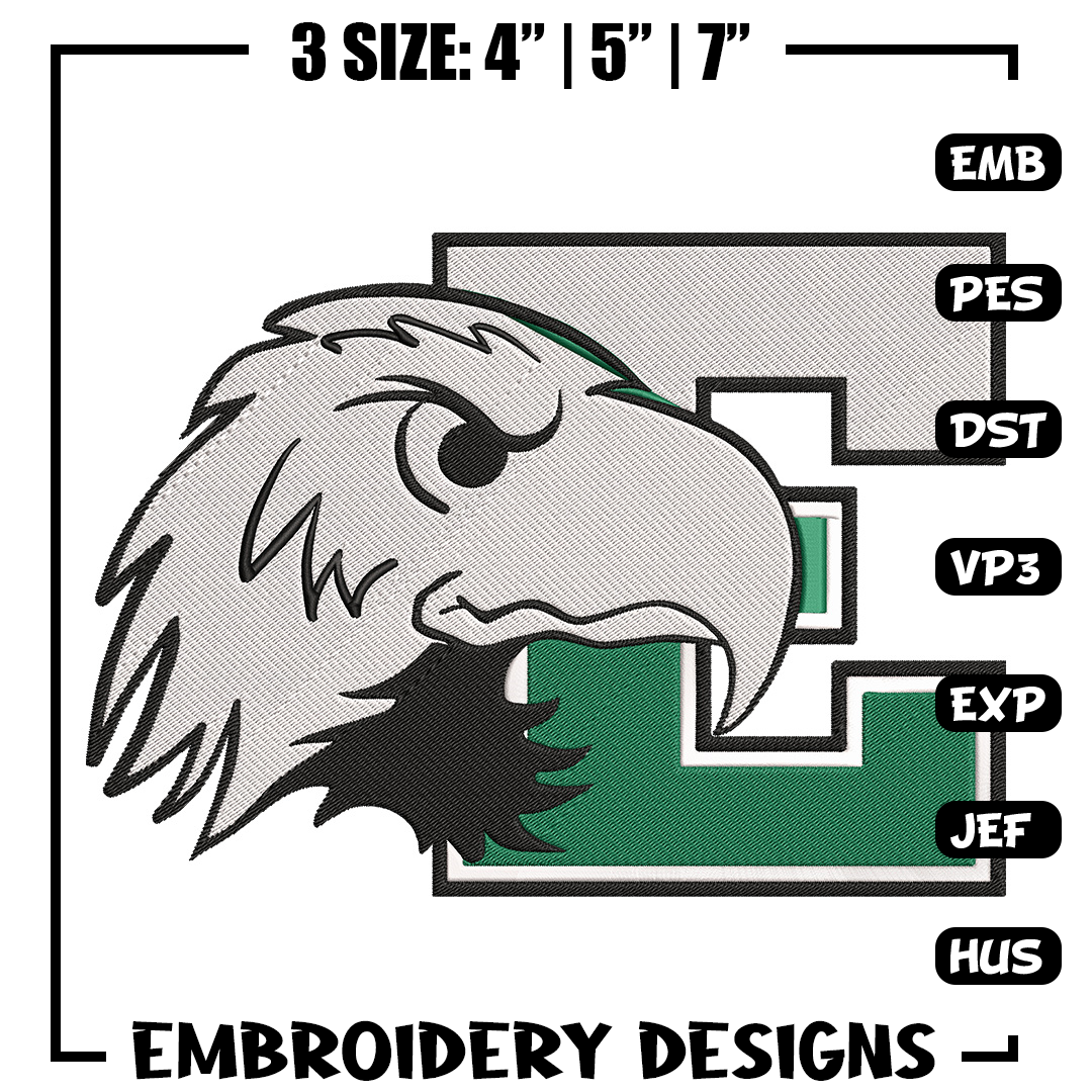 Eastern Michigan logo embroidery design, NCAA embroidery,Emb | Inspire ...