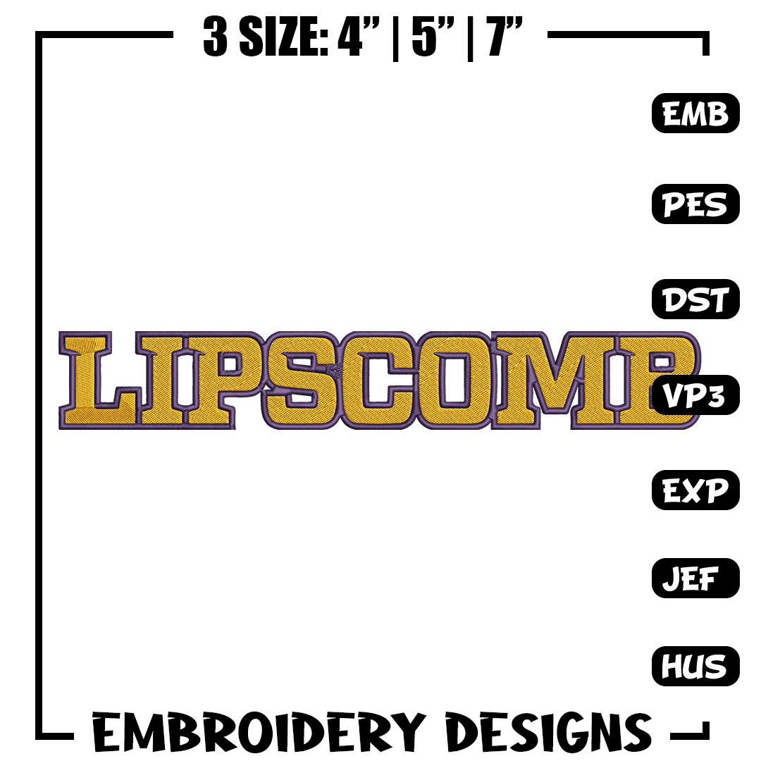 Lipscomb Bisons logo embroidery design, NCAA embroidery,Embr - Inspire ...