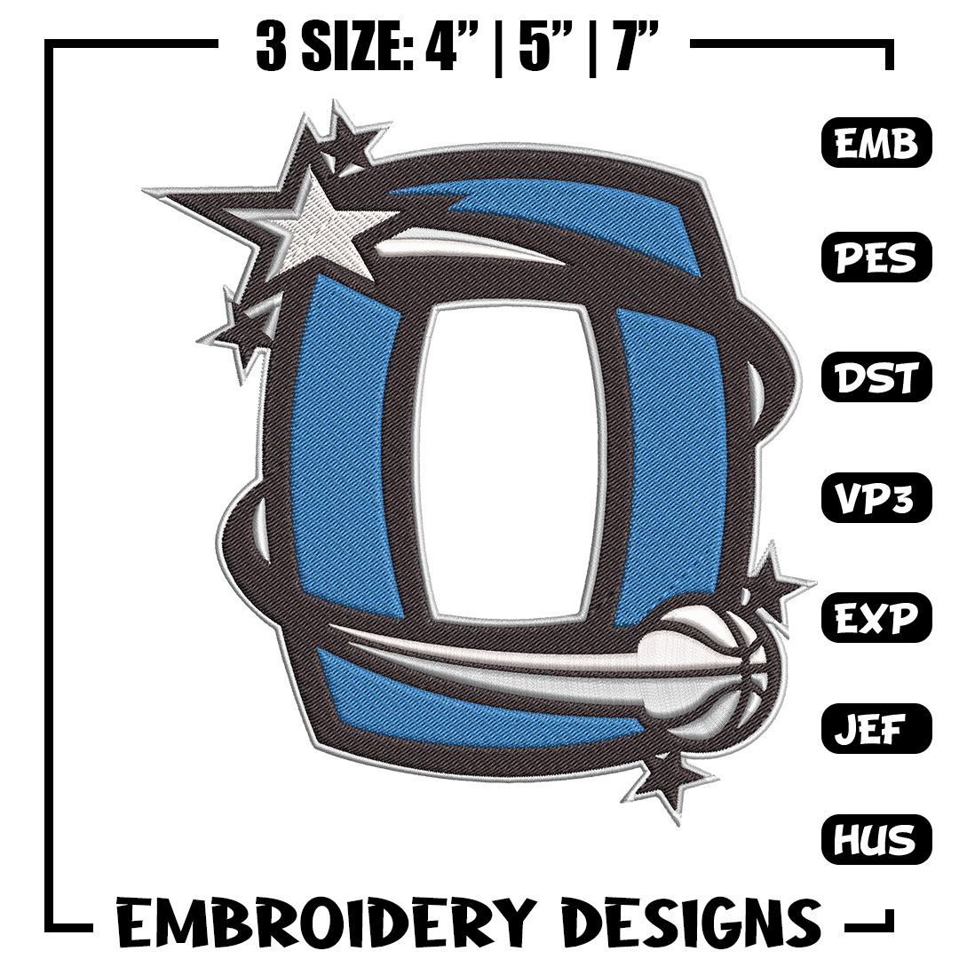 Orlando Magic design embroidery design, NBA embroidery,Sport | Inspire ...