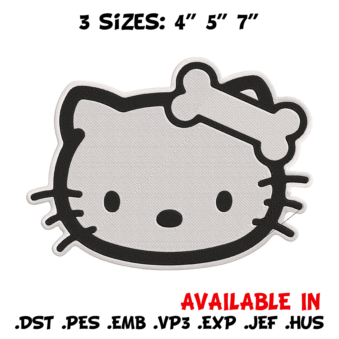 Hello kitty sticker Embroidery Design, Hello kitty Embroider | Inspire ...