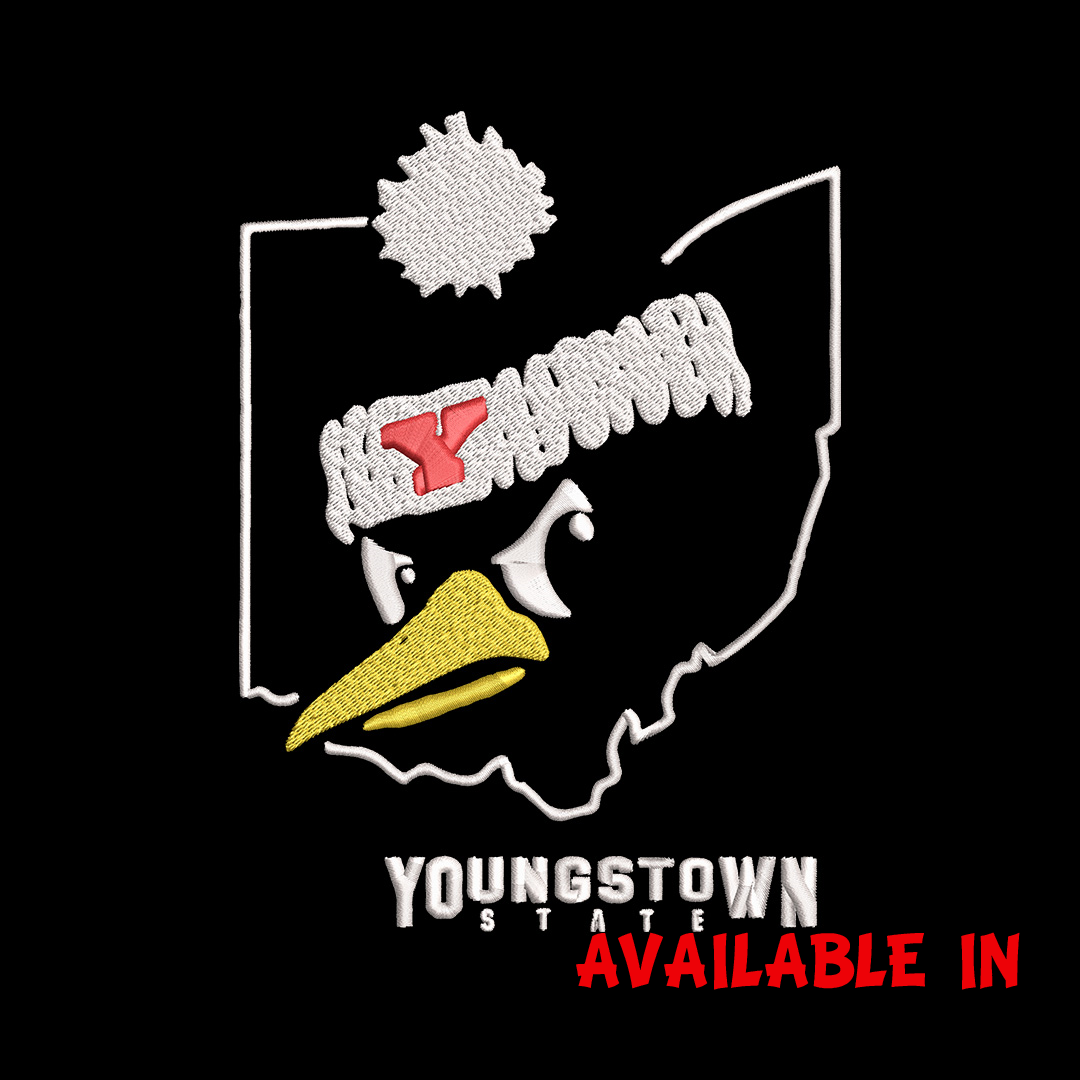 Youngstown State logo embroidery design, Sport embroidery, l | Inspire ...