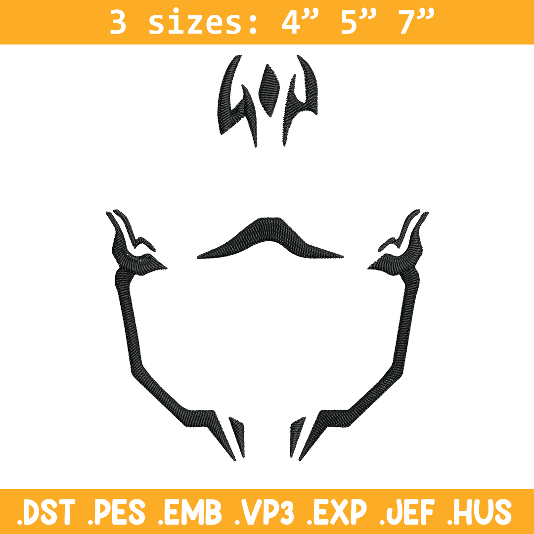 Sukuna Curses Embroidery Design, Jujutsu Embroidery, Embroid - Inspire ...