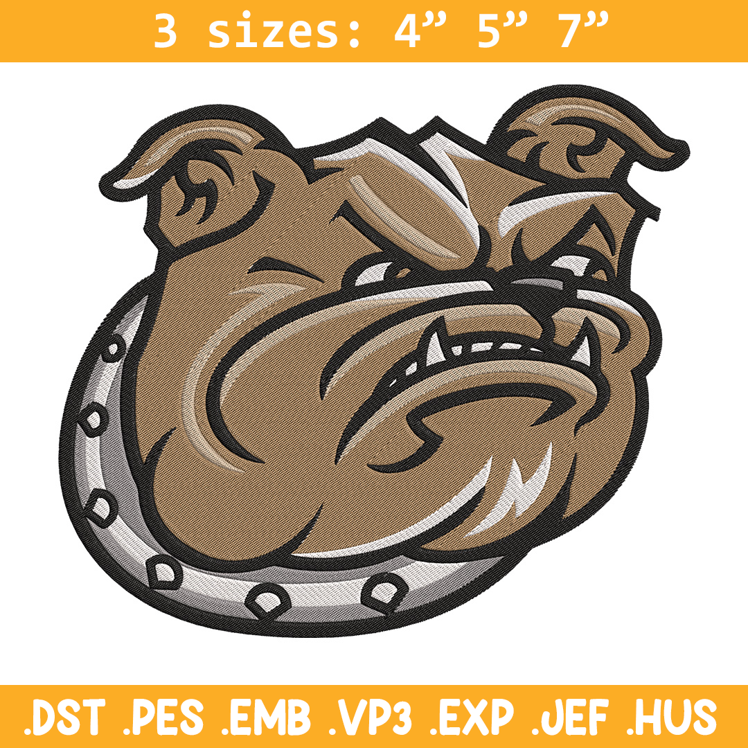 Bryant University logo embroidery design, NCAA embroidery, S - Inspire ...