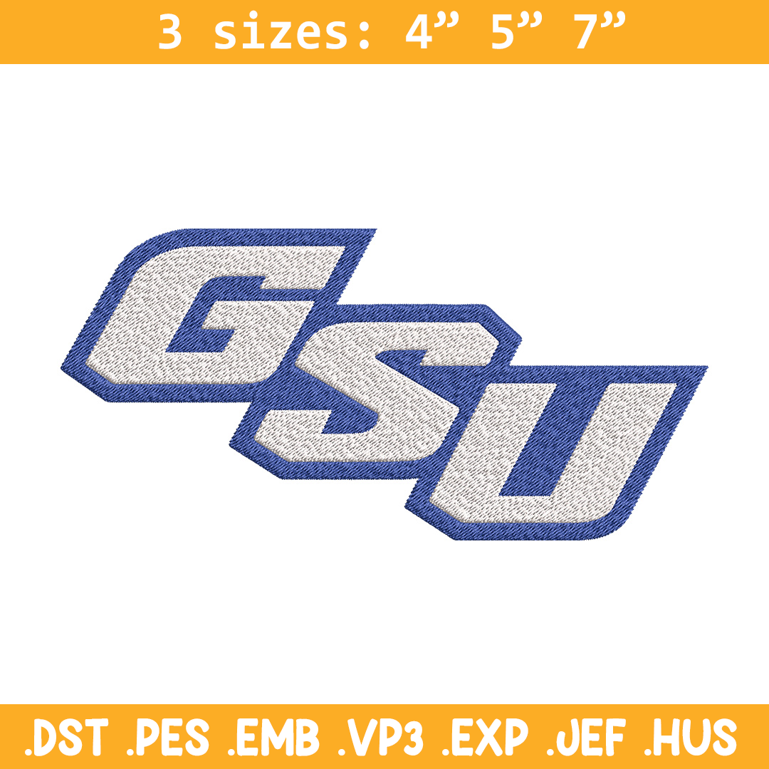 Georgia State logo embroidery design, NCAA embroidery, Sport | Inspire ...