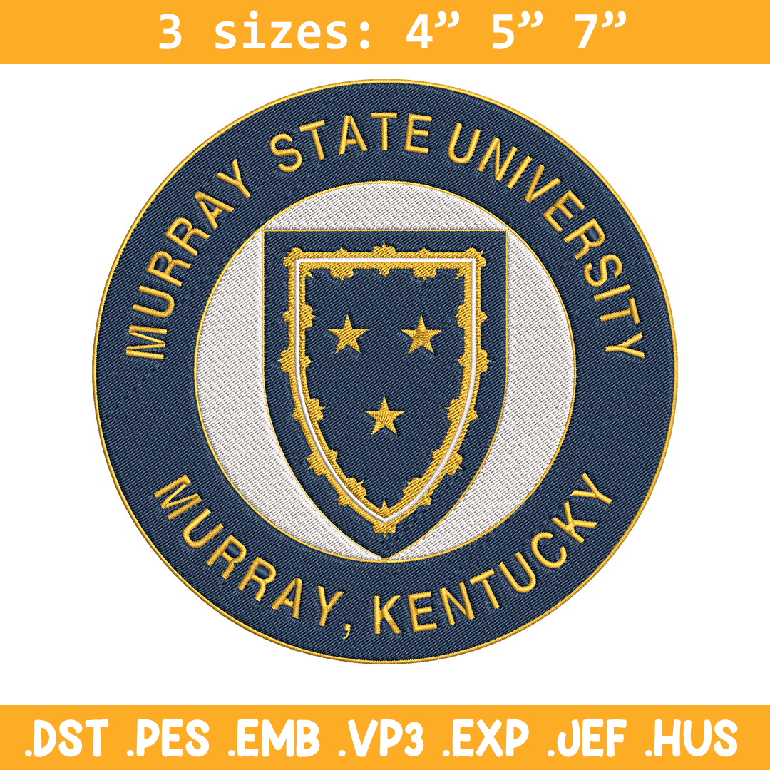 Murray State logo embroidery design, NCAA embroidery, Sport | Inspire ...
