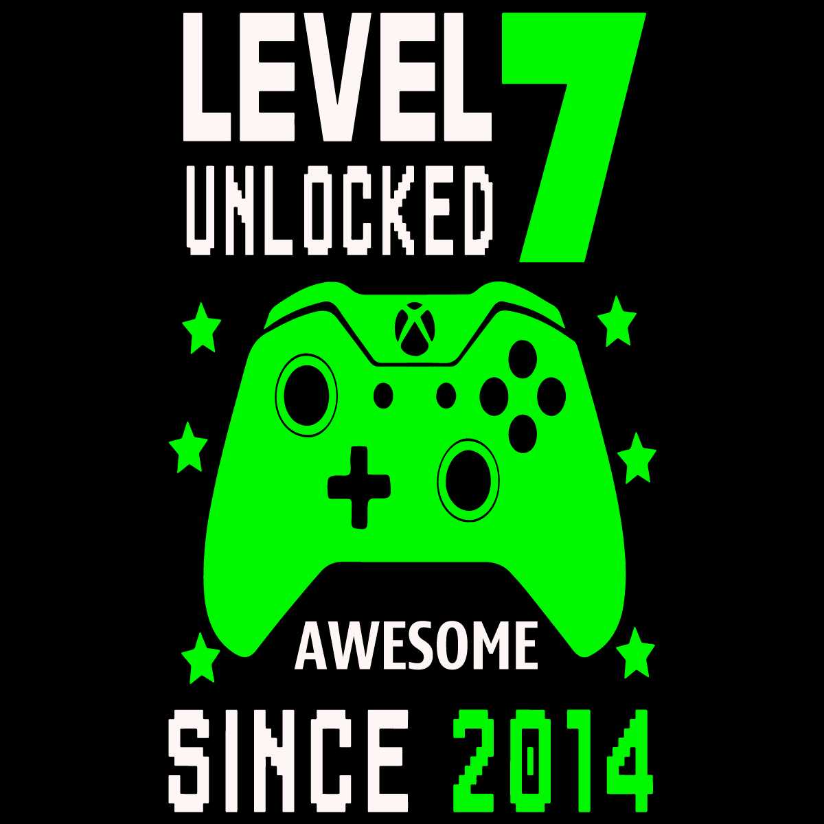 Level 7 Unlocked Svg, Birthday Svg, 7th Birthday Svg, Birthd - Inspire ...