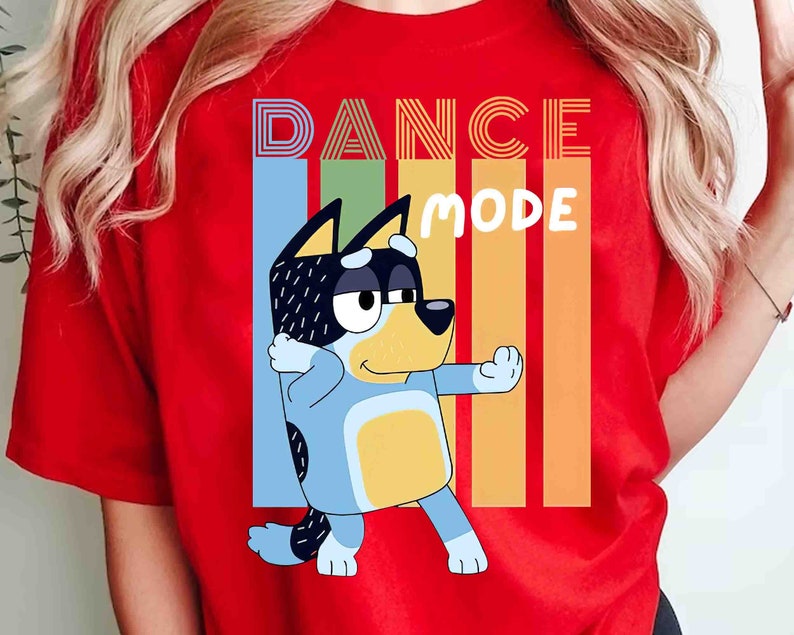Bandit Heeler Dance Mode Bluey Shirt, Bluey Family Shirt, Fa | Inspire ...