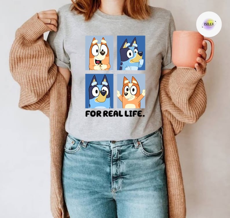 Bluey For A Real Life Shirt,Bluey And Bingo Shirt,Bluey Birt | Inspire ...