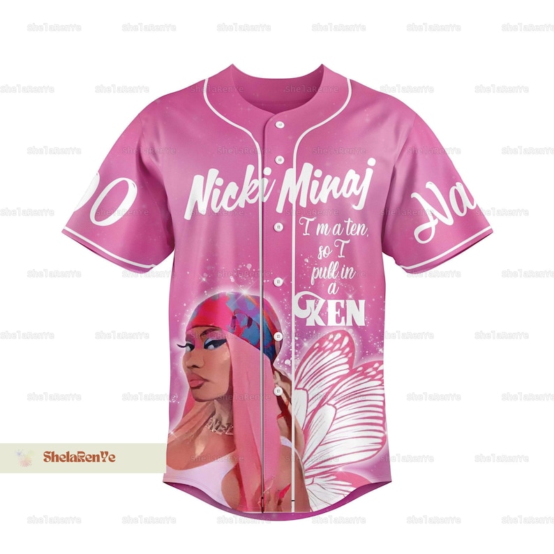 Personalized Nicki Minaj Jersey, Nicki Minaj World Tour Jers | Inspire ...