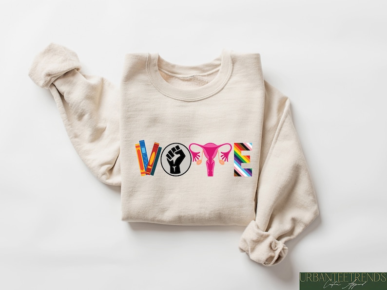 Vote Sweatshirt, Reproductive Rights Tee, BLM Shirt, Politic | Inspire ...