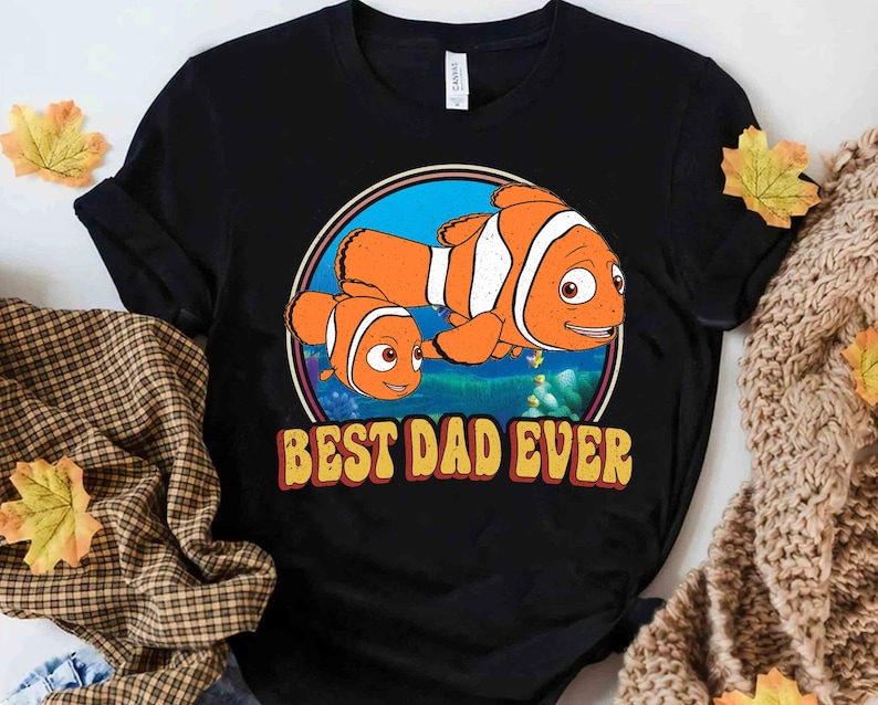 Vintage Disney Pixar Finding Nemo Shirt | Marlin Best Dad Ev | Inspire ...