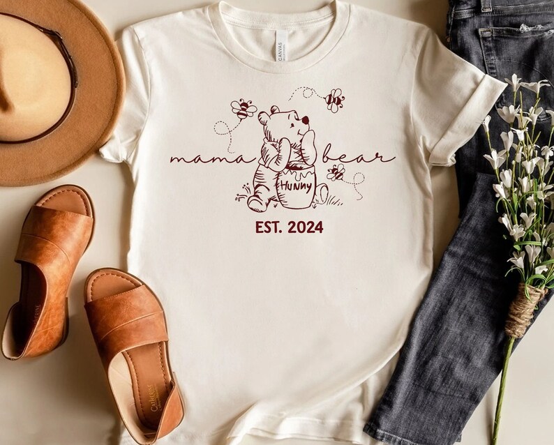 Pooh Bear And Honey Pot Shirt | Custom Disney Winnie The Poo | Inspire ...