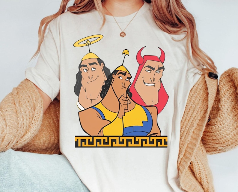 Disney Kronk Angel And Devil Shirt | The Emperor'S New Groov | Inspire ...