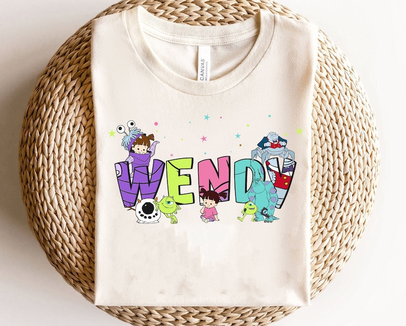 Custom Name Disney Monsters Inc Shirt | Personalized Disney | Inspire ...