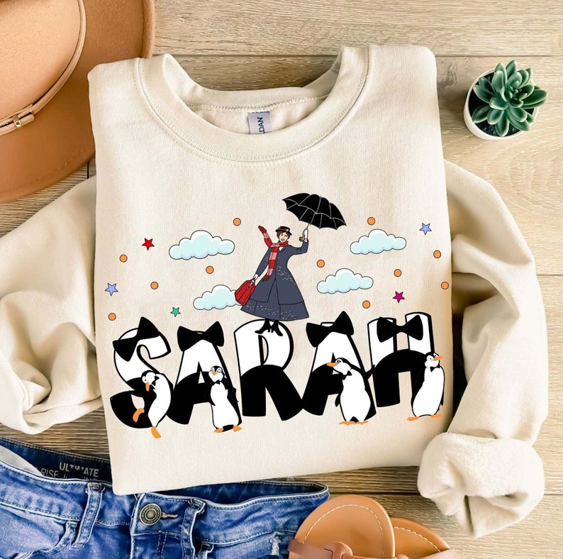 Custom Name Disney Mary Poppins Shirt | Personalized Mary Po | Inspire ...