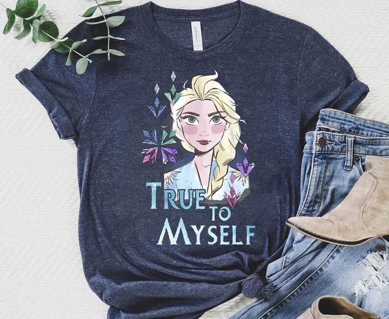 Retro Frozen Disney Shirt | Vintage Elsa Princess Watercolor | Inspire ...