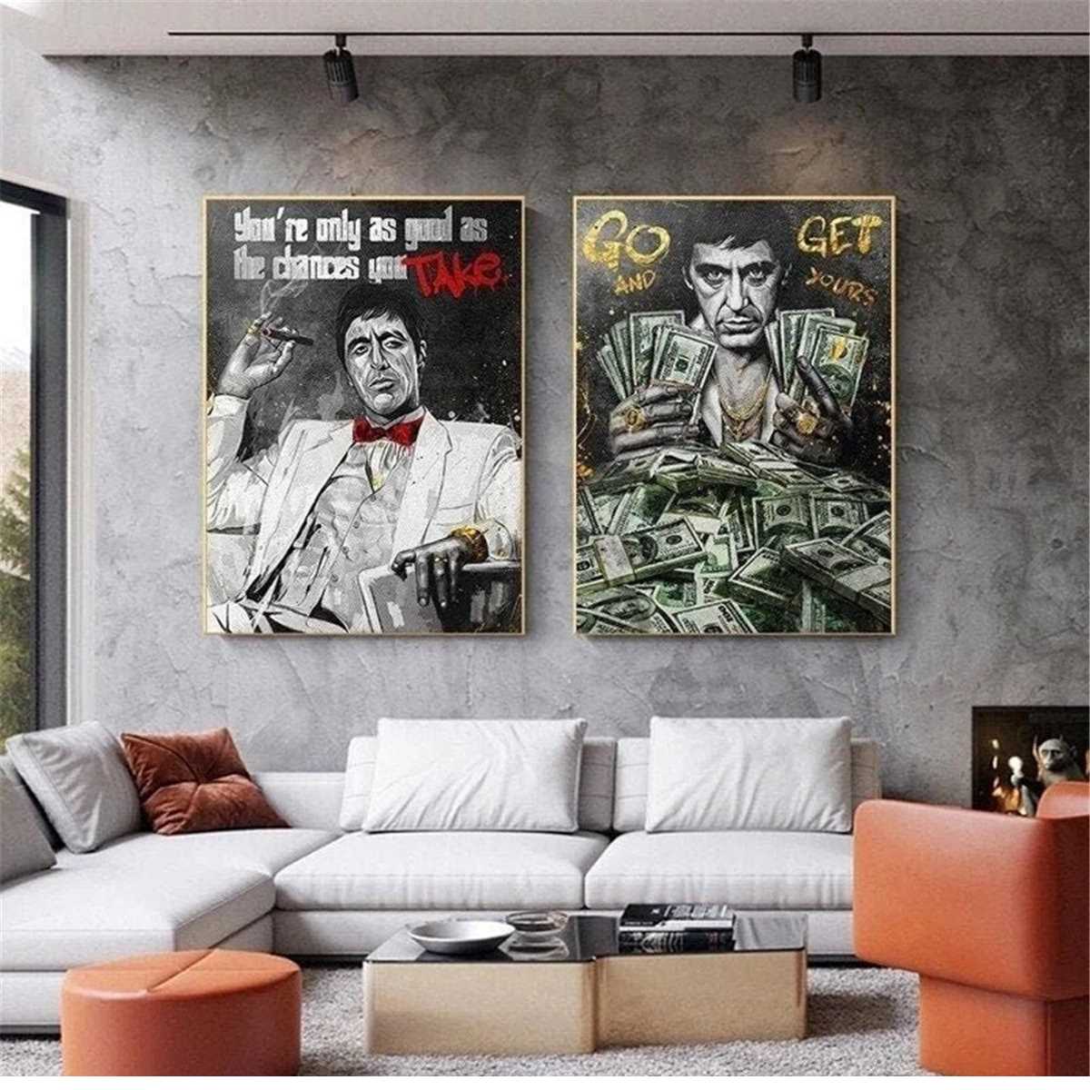 Scarface Tony Montana Series Motivational Quote Dollars Mone | Inspire ...