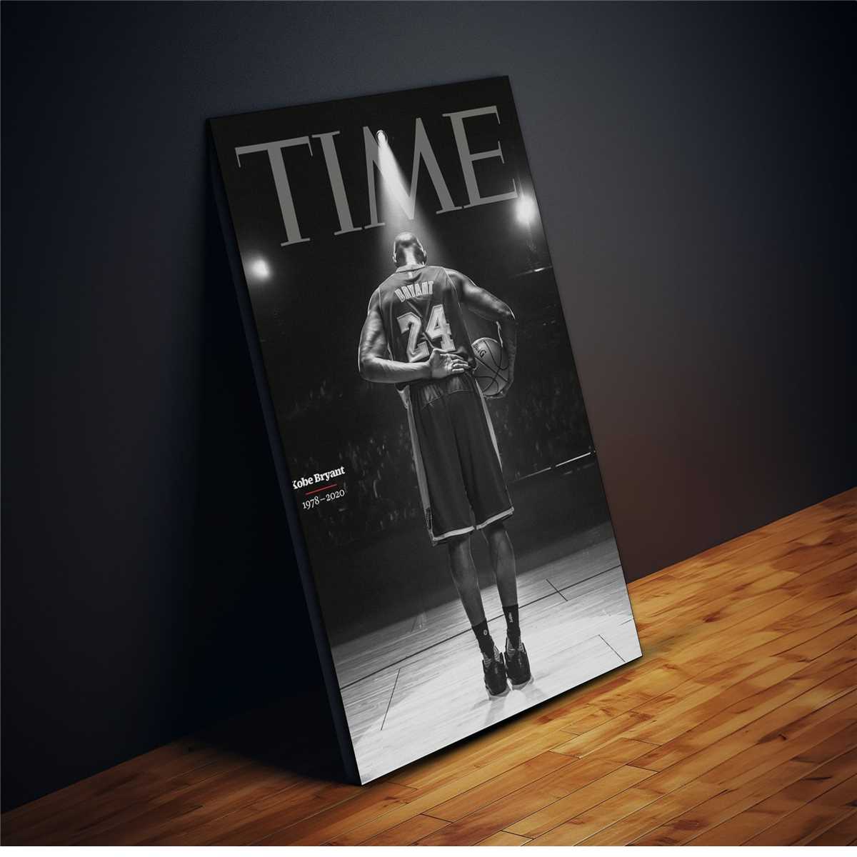 Kobe Bryant Time Magazine cover Poster print, NBA Lakers Can | Inspire ...