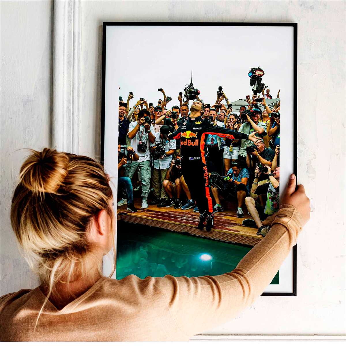 Daniel Ricciardo Poster print - Formula 1 F1 Monaco GP Print | Inspire ...