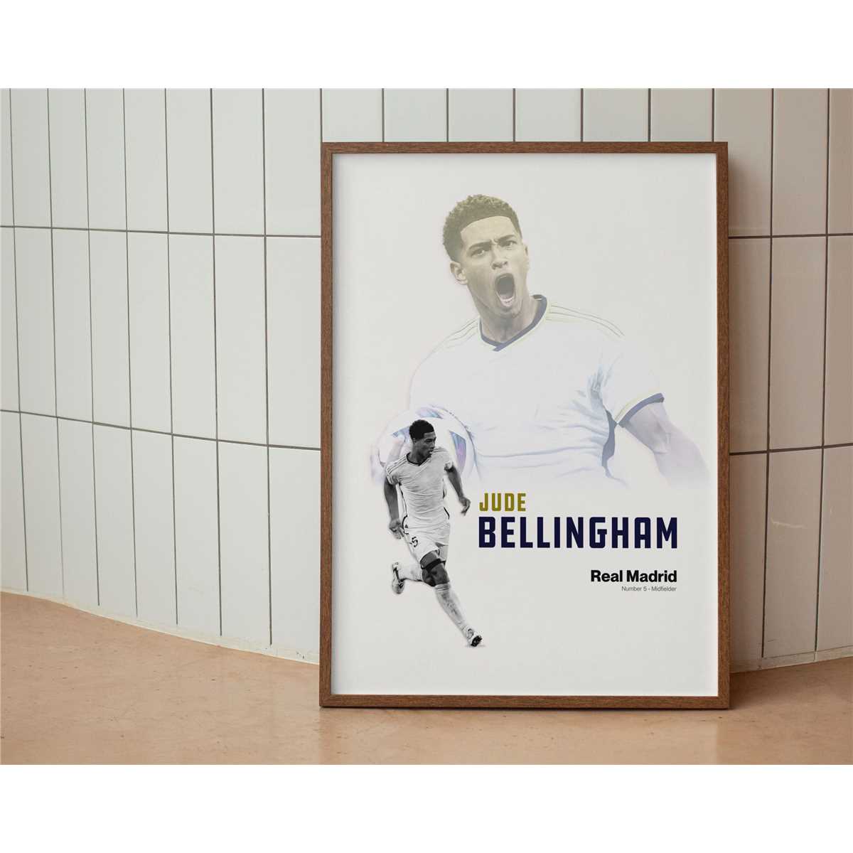 Jude Bellingham poster | Real Madrid poster | Bellingham pos - Inspire ...