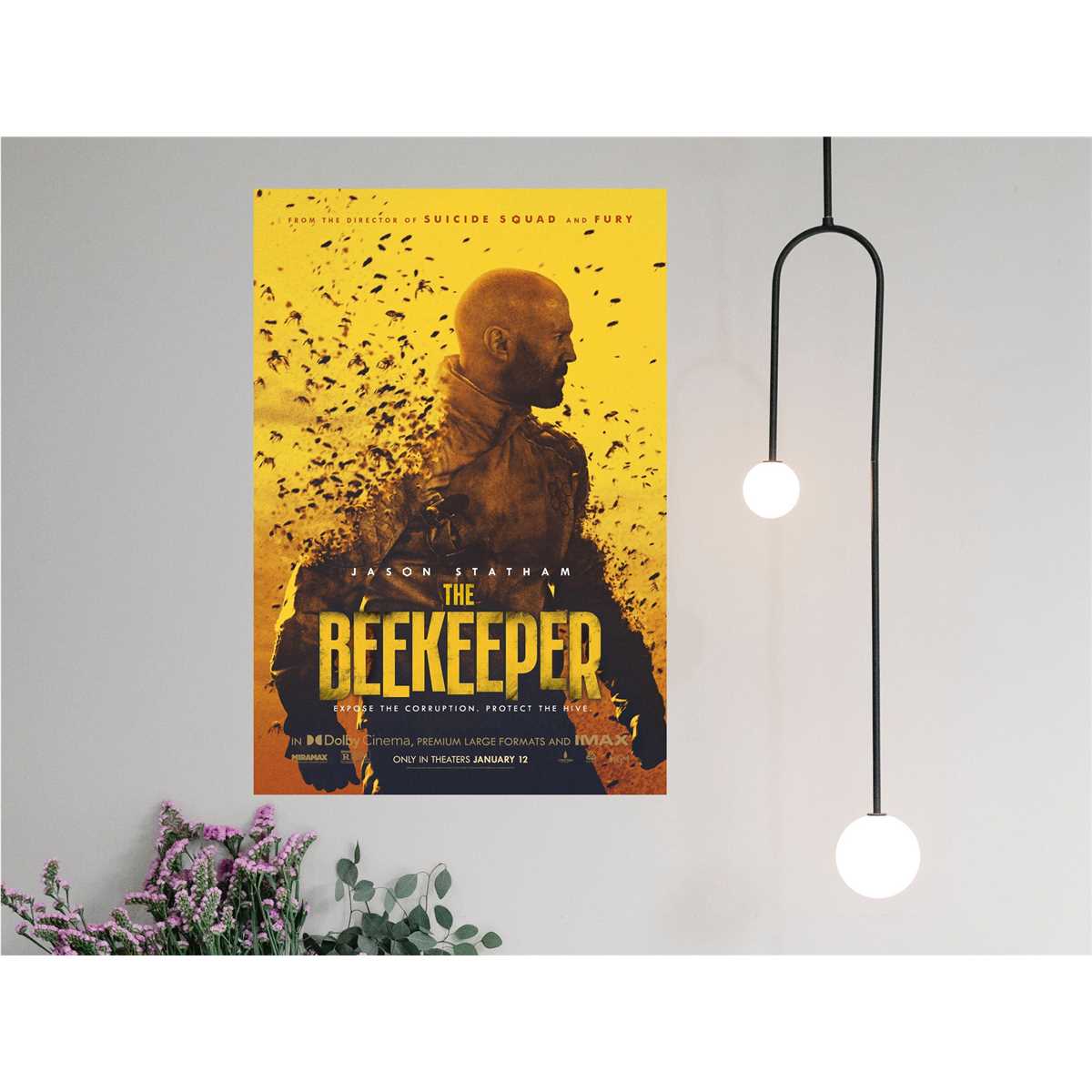 The Beekeeper Movie Poster 2023 Film - Canvas prints Poster | Inspire ...