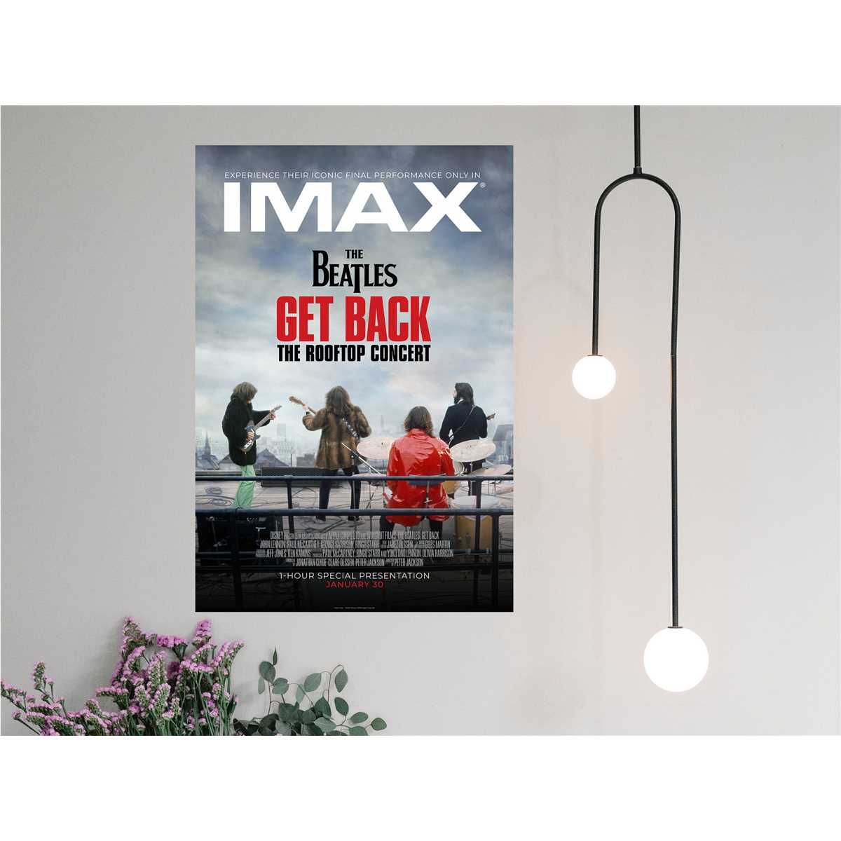 The Beatles Get Back Movie Poster 2023 Film - Canvas prints | Inspire ...