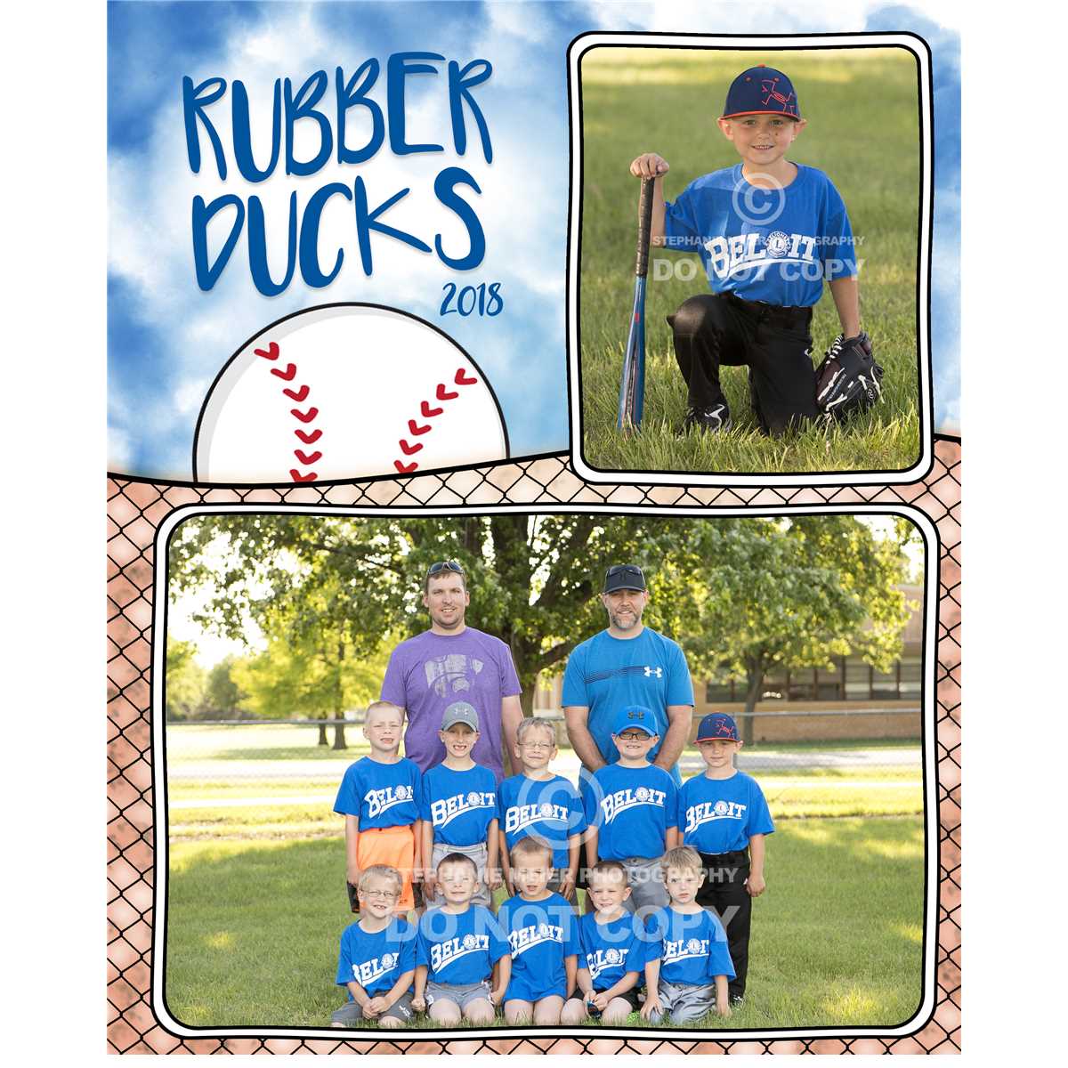 Baseball Memory Mate template for Photoshop Tball, softball, | Inspire ...