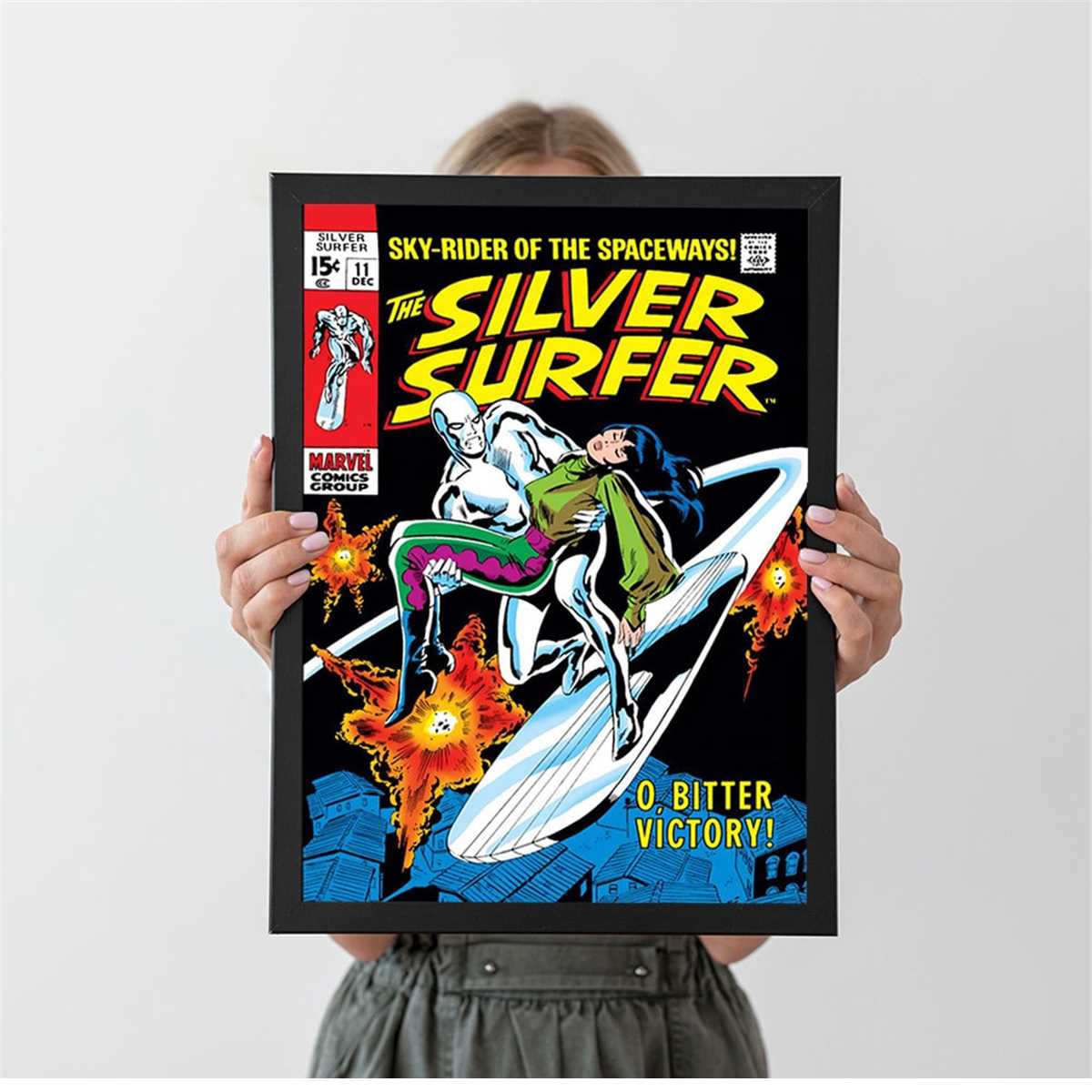 The Silver Surfer Comic Book Poster Issue 11 Bitter Victory | Inspire ...