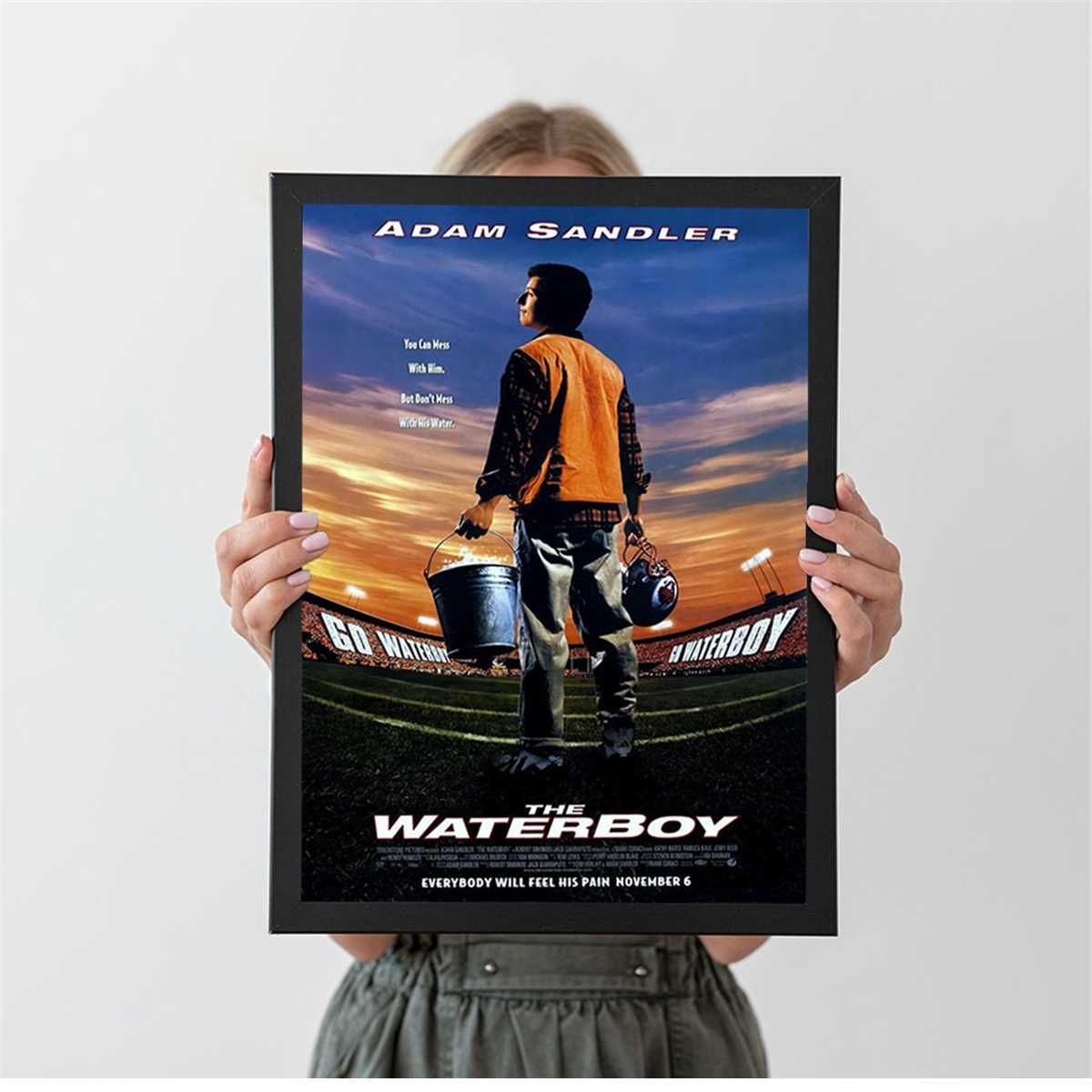 The Waterboy Movie Poster Adam Sandler Back Water Boy, A4 A3 - Inspire ...