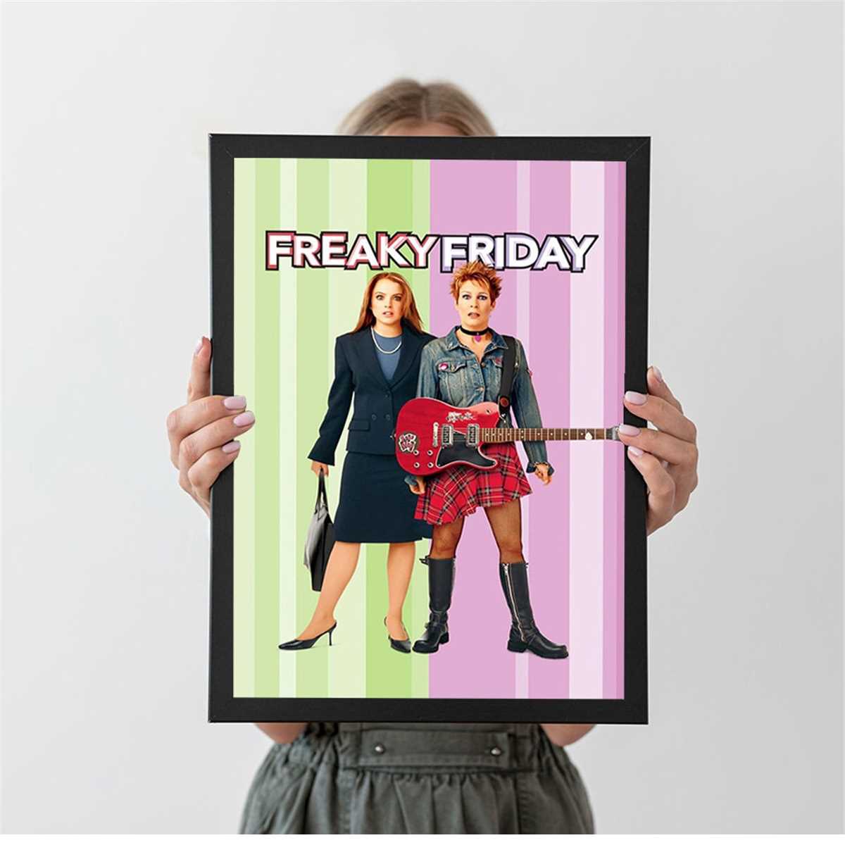 Freaky Friday Movie Poster Lindsay Lohan Jamie Lee Curtis Co | Inspire ...