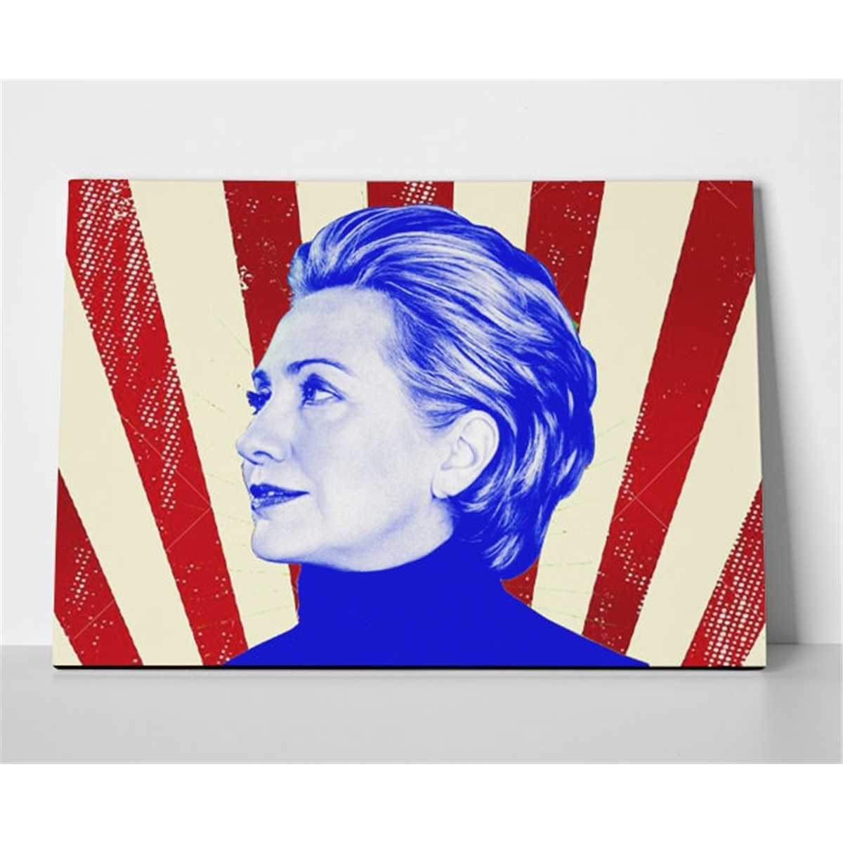 Hillary Clinton Poster or Canvas | Inspire Uplift
