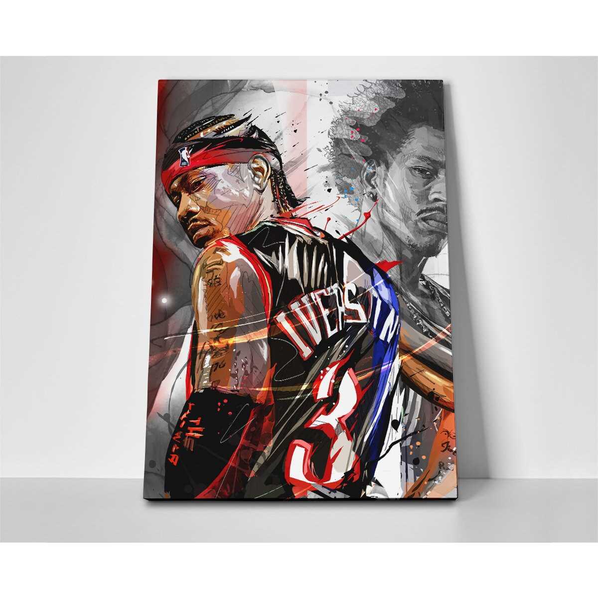 Allen Iverson Posters: Iconic Sports Art | Inspire Uplift