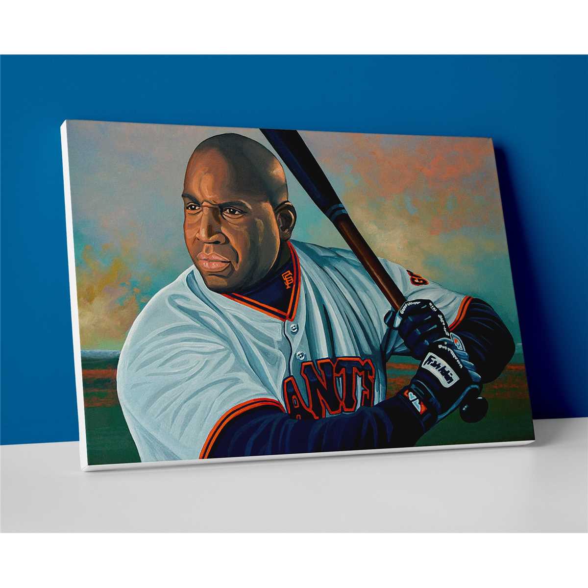 Barry Bonds Painting Poster or Canvas - Inspire Uplift