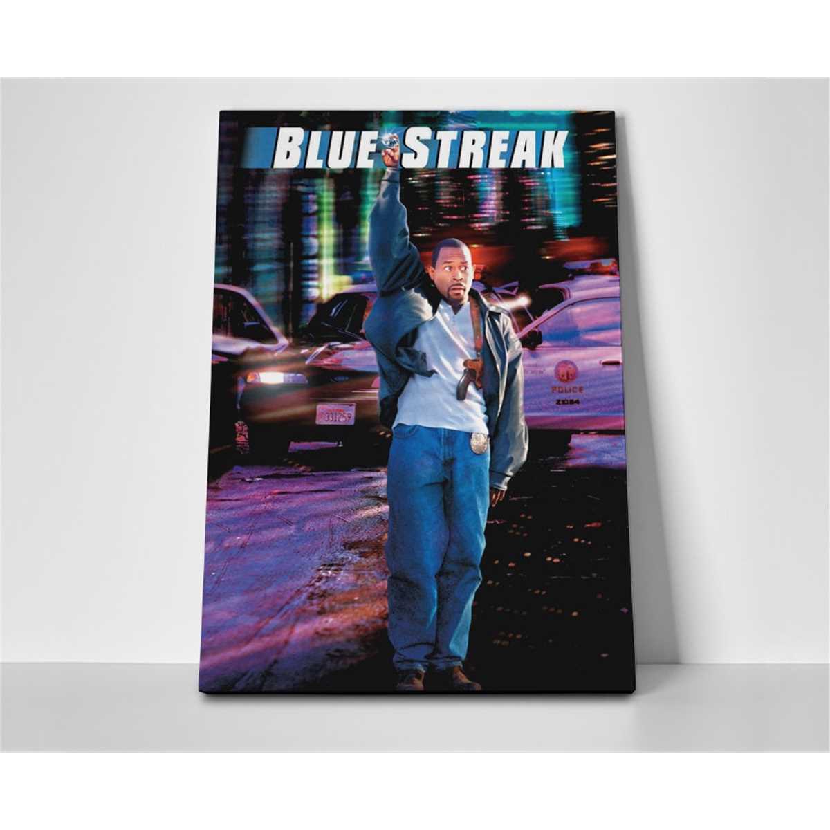 Blue Streak Poster or Canvas | Inspire Uplift