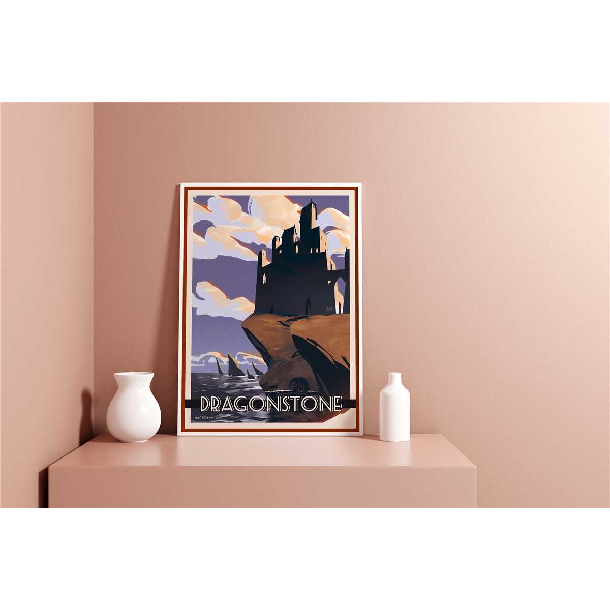 Dragonstone Fanart Poster - Wall Print - Inspire Uplift