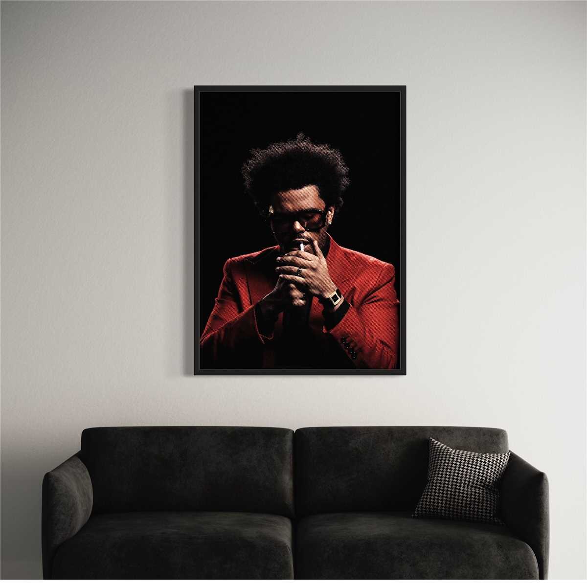 After Hours Vibes: The Weeknd Canvas Wall Art R&B and Hip H | Inspire ...