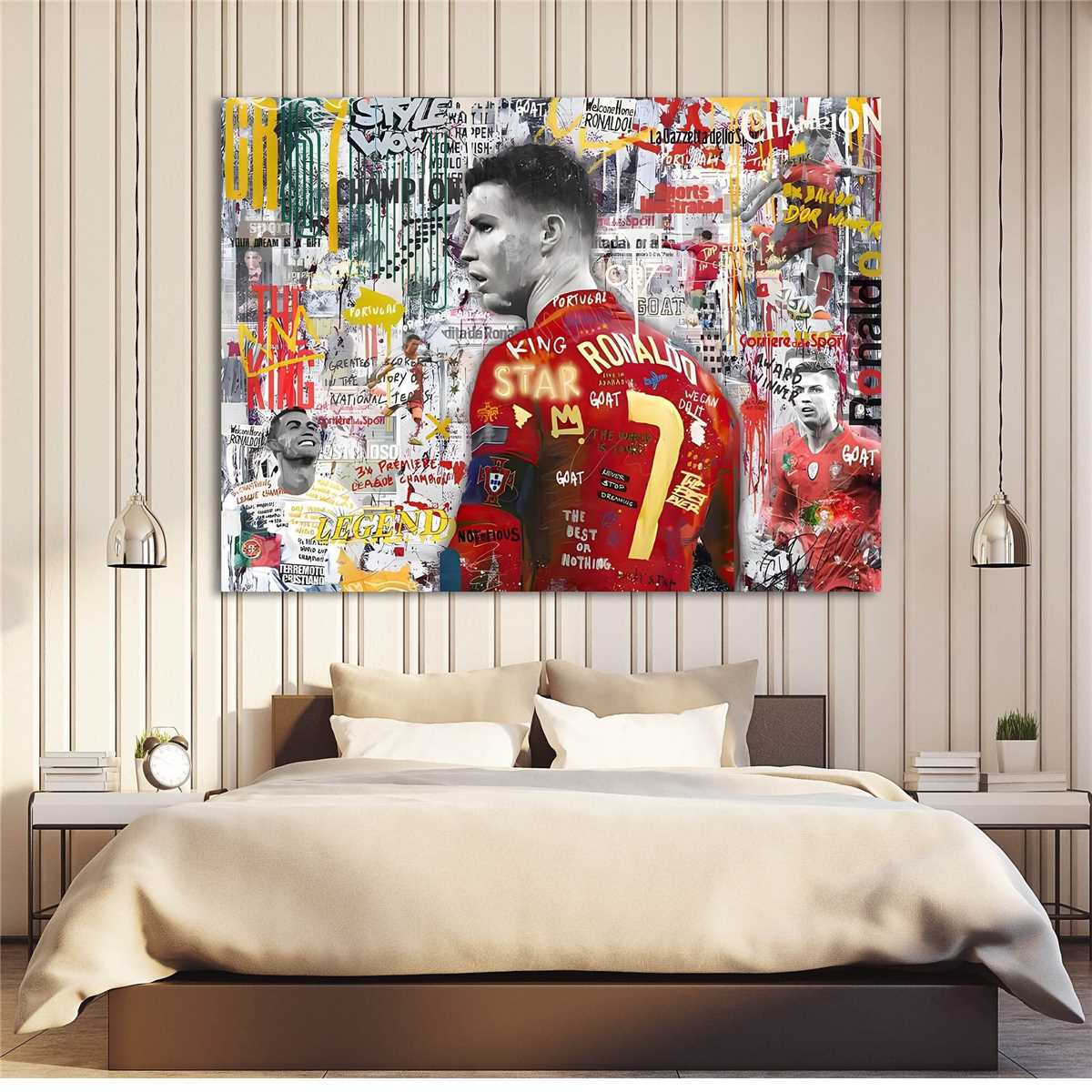 Cristiano Ronaldo Wall Art Cristiano Ronaldo Canvas Art Cris | Inspire ...