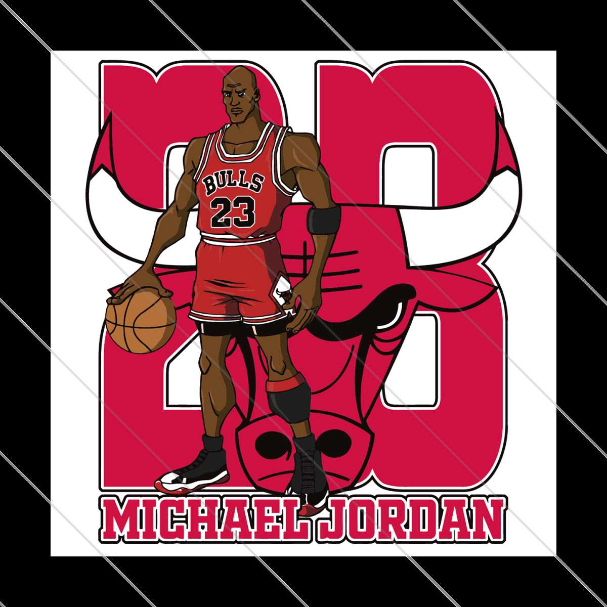 His Airness Michael Jordan 28, Sport Svg, Michael Jordan Svg | Inspire ...