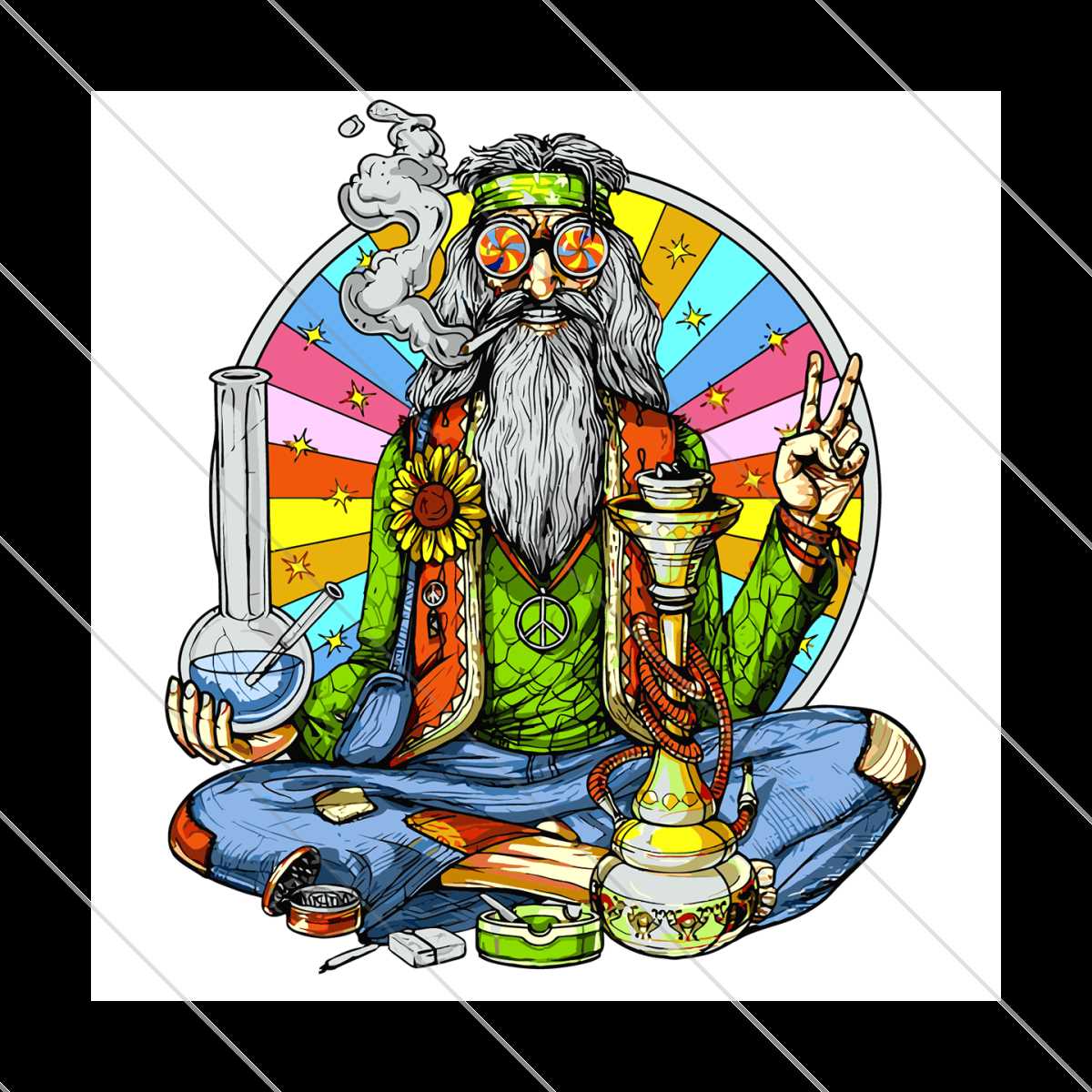 Hippie Stoner Smoking Weed Bong, Trending Svg, Weed Hippie, | Inspire ...