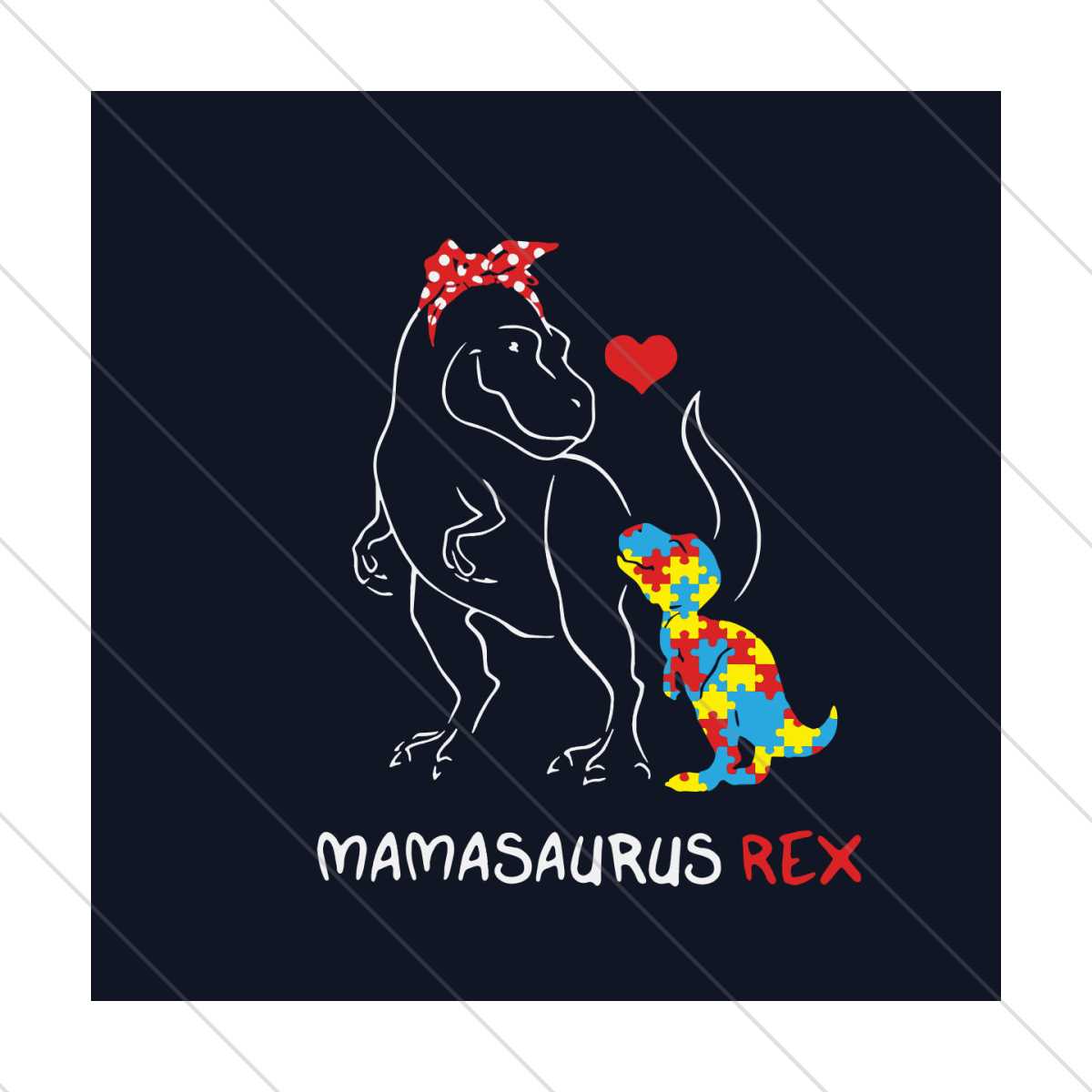 Mamasaurus Rex Autism Svg, Autism Svg, Awareness Svg, Autism | Inspire ...