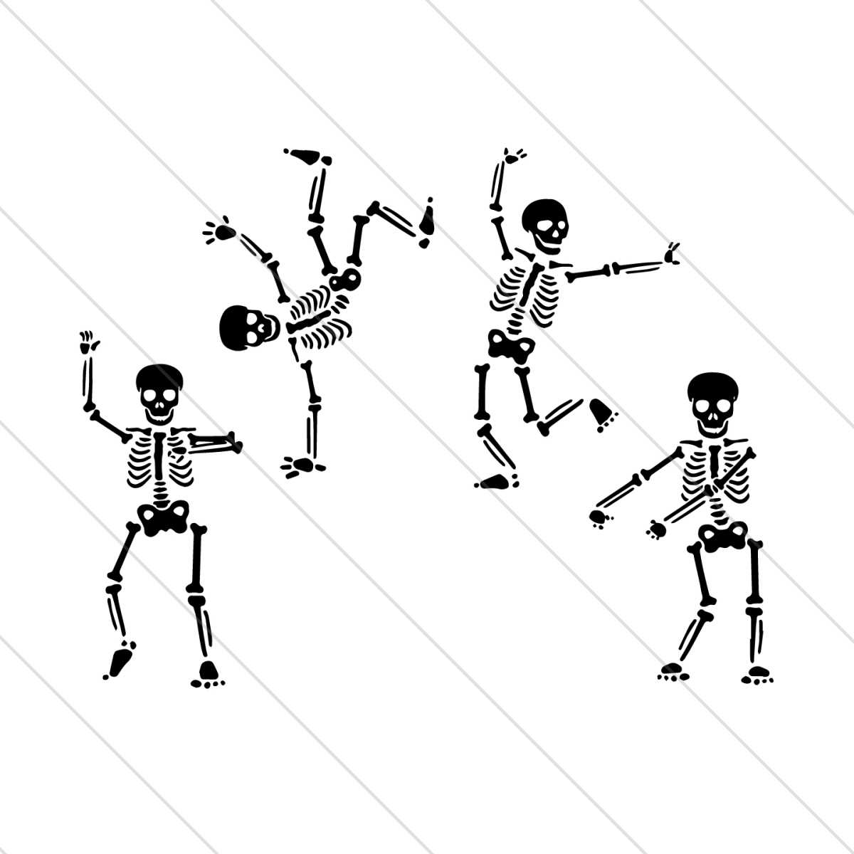 Dancing Skeleton Svg Bundle, Trending Svg, Skeleton Svg, Dan | Inspire ...