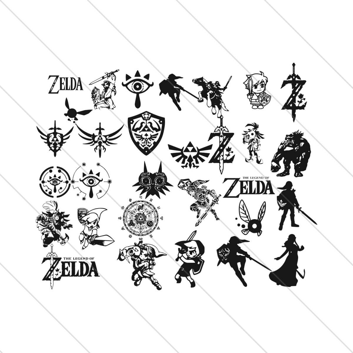 Legend Of Zelda Svg Bundle, Trending Svg, Legend Of Zelda Sv | Inspire ...