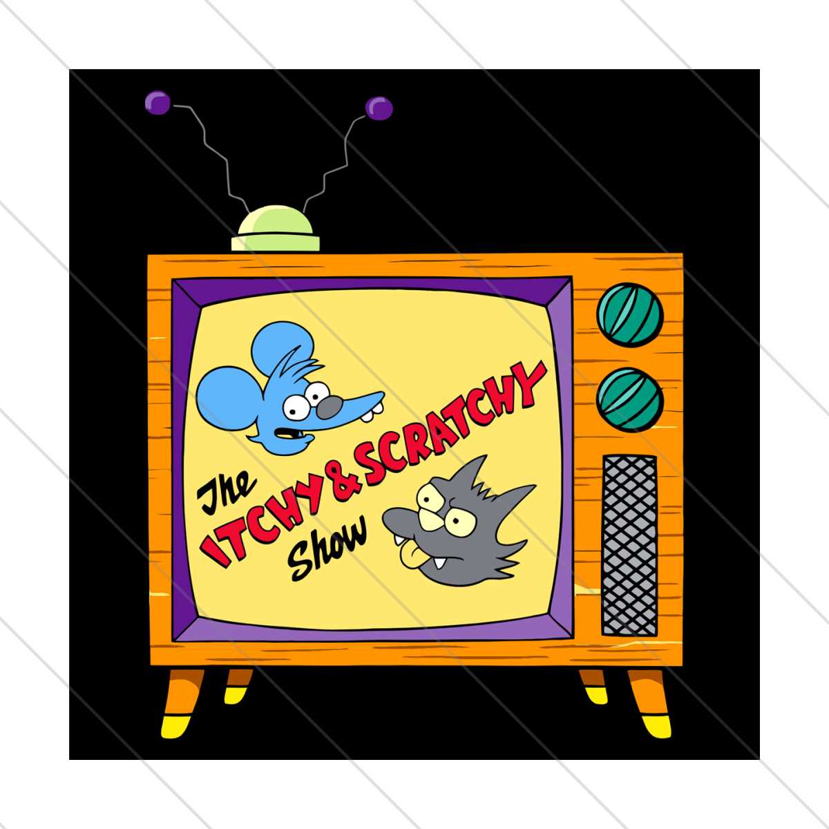 The Simpsons The Itchy And Scratchy Show Logo Svg, Trending | Inspire ...
